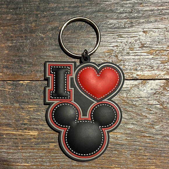 Disney | Accessories | Disney I Love Mickey Mouse Keychain | Poshmark
